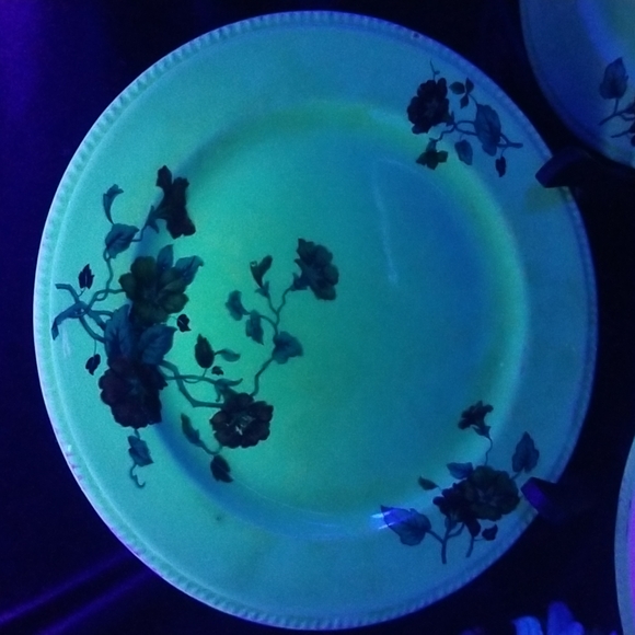 unknown | Dining | Uranium Glazed Pottery Dinner Plates | Poshmark